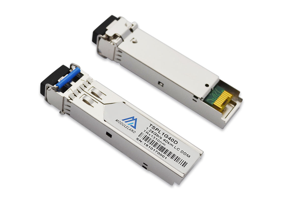 SMF Cable SFP Duplex , Fast Ethernet SFP Module 1310nm 40KM Duplex LC